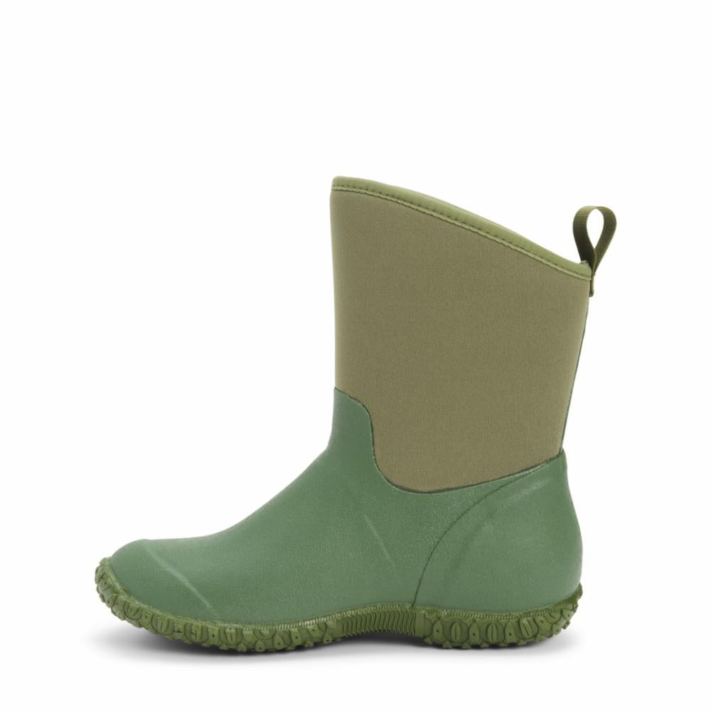 Muck Footwear Women MUCKSTER II MID GREEN/FLORALPRINT – Muck Boot ...